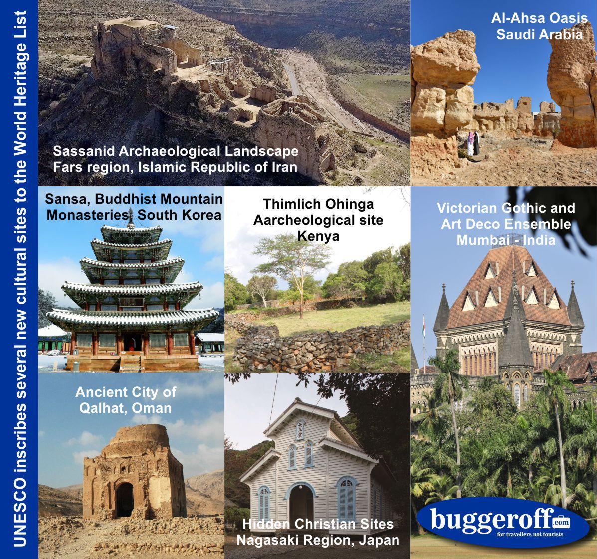 UNESCO inscribes several new cultural sites to the World Heritage List ...